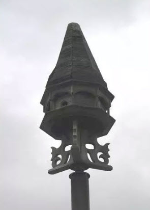 Wooden Birdhouse – Turret – Southfield Public Library